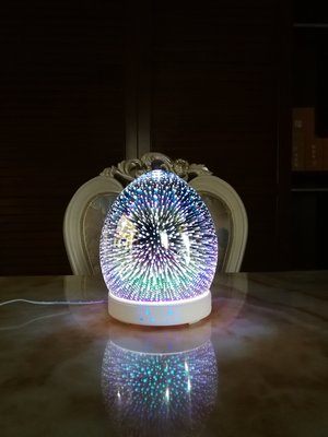 7 Color Changing LED Light Aromatherapy Essential Oil Diffuser air ultrasonic humidifier Light Wood color 3D-1 supplier