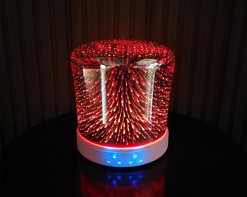 7 Color Changing LED Light Aromatherapy Essential Oil Diffuser air ultrasonic humidifier Light Wood color 3D-2 supplier