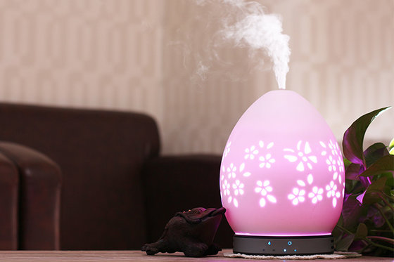 7 Color Changing LED Light Aromatherapy Essential Oil Diffuser air ultrasonic humidifier Light Wood color YD-023-1 supplier