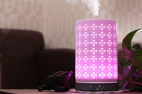7 Color Changing LED Light Aromatherapy Essential Oil Diffuser air ultrasonic humidifier Light Wood color YD-023-2 supplier