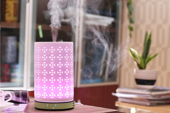7 Color Changing LED Light Aromatherapy Essential Oil Diffuser air ultrasonic humidifier Light Wood color YD-023-2 supplier