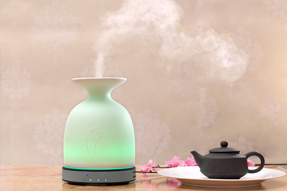 7 Color Changing LED Light Aromatherapy Essential Oil Diffuser air ultrasonic humidifier Light Wood color YD-023-4 supplier