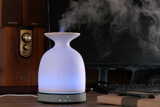7 Color Changing LED Light Aromatherapy Essential Oil Diffuser air ultrasonic humidifier Light Wood color YD-023-4 supplier