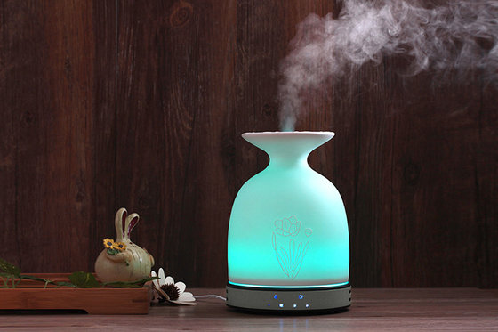 7 Color Changing LED Light Aromatherapy Essential Oil Diffuser air ultrasonic humidifier Light Wood color YD-023-4 supplier