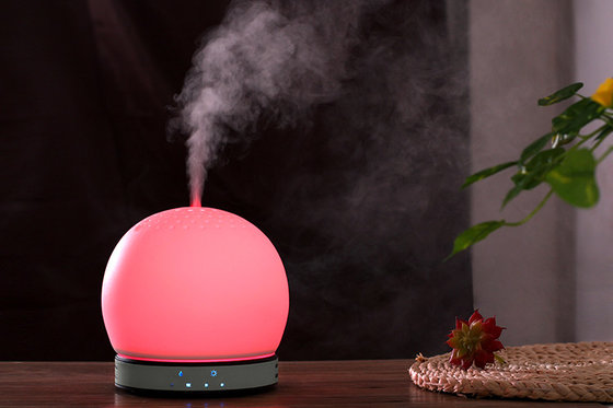 7 Color Changing LED Light Aromatherapy Essential Oil Diffuser air ultrasonic humidifier Light Wood color YD-023-5 supplier