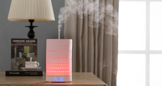 7 Color Changing LED Light Aromatherapy Essential Oil Diffuser air ultrasonic humidifier Light Wood color YD-023-11 supplier