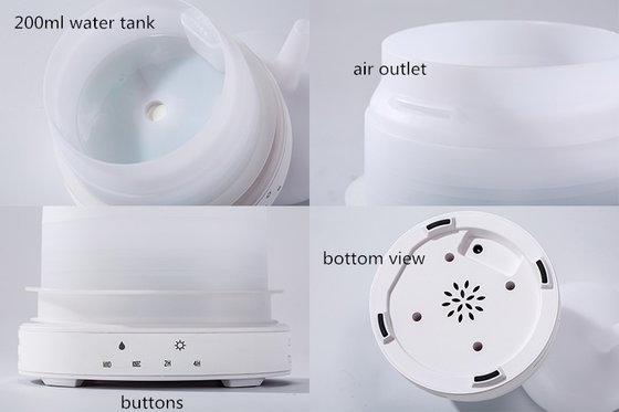 7 Color Changing LED Light Aromatherapy Essential Oil Diffuser air ultrasonic humidifier Light Wood color YD-023 supplier