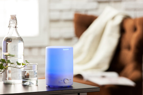 7 Color Changing LED Light Aromatherapy Essential Oil Diffuser air ultrasonic humidifier Light Wood color YD-034 supplier
