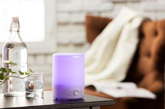 7 Color Changing LED Light Aromatherapy Essential Oil Diffuser air ultrasonic humidifier Light Wood color YD-034 supplier