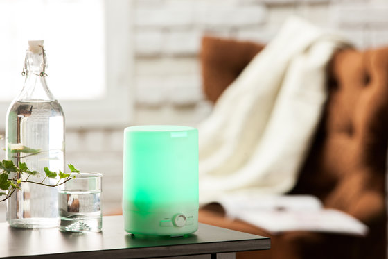 7 Color Changing LED Light Aromatherapy Essential Oil Diffuser air ultrasonic humidifier Light Wood color YD-034 supplier