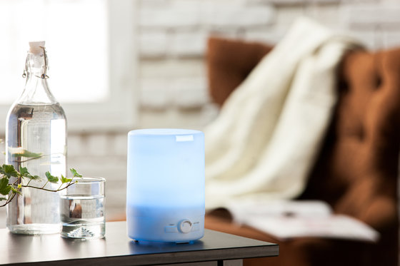 7 Color Changing LED Light Aromatherapy Essential Oil Diffuser air ultrasonic humidifier Light Wood color YD-034 supplier