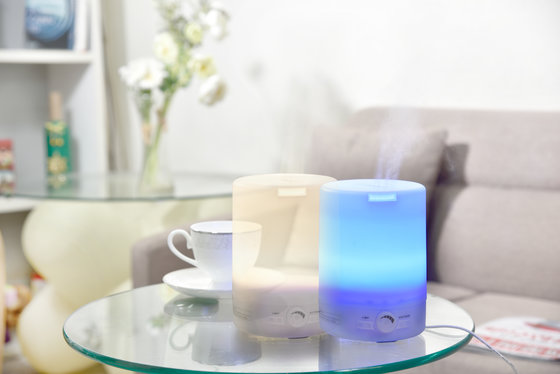 7 Color Changing LED Light Aromatherapy Essential Oil Diffuser air ultrasonic humidifier Light Wood color YD-034 supplier