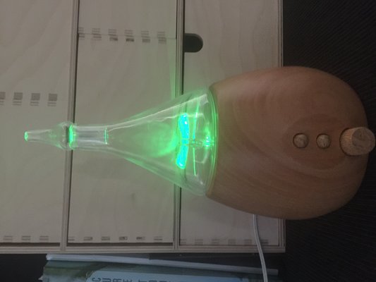 7 Color Changing LED Light Aromatherapy Essential Oil Diffuser air ultrasonic humidifier Light Wood color YD-036 supplier