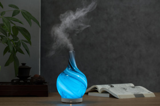 7 Color Changing LED Light Aromatherapy Essential Oil Diffuser air ultrasonic humidifier Light Wood color YD-039 supplier