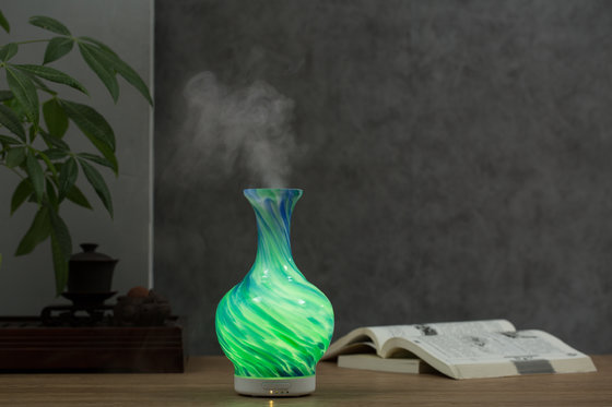 7 Color Changing LED Light Aromatherapy Essential Oil Diffuser air ultrasonic humidifier Light Wood color YD-039 supplier