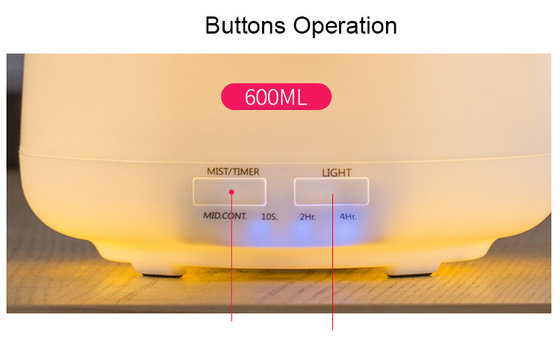 7 Color Changing LED Light Aromatherapy Essential Oil Diffuser air ultrasonic humidifier Light Wood color YD-025-1 supplier