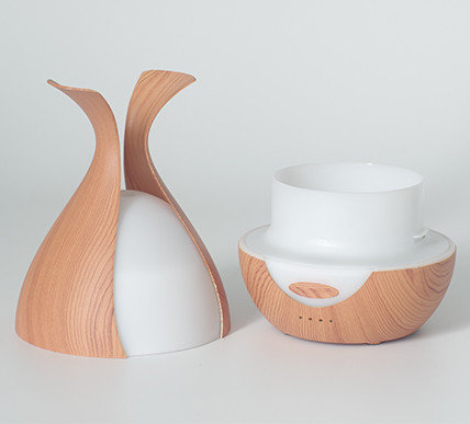 7 Color Changing LED Light Aromatherapy Essential Oil Diffuser air ultrasonic humidifier Light Wood color YD-033 supplier