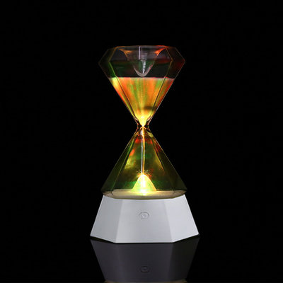 Indoor Wedding Favors Hourglass Custom Diamond Shape Decorate Sandglass With Sliver Sand  GK-SD01 supplier