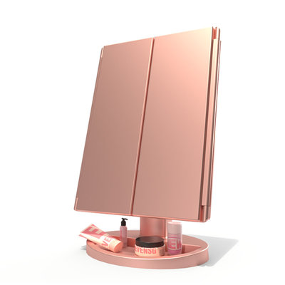 3 door folded LED sensor mirror with 2x/3x magnification GK-SK1812 supplier