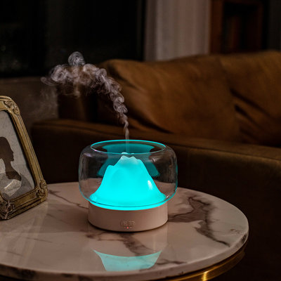 7 Color Changing LED Light Aromatherapy Essential Oil Diffuser air ultrasonic humidifier Light Wood color GXZ-X907 supplier