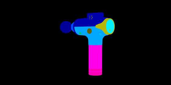 Latest body vibration massage gun / electric deep percussion massager gun GK-MG-03 supplier