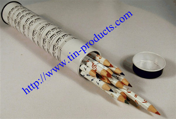 China Tin promotional Colored Pencils Tin Case Set,Gift Packaging Box from China supplier