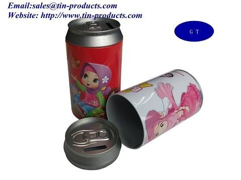 China metal coin banks, metal money box, money tin, tin money can, tin money box ,saving tin box ,saving tin can supplier