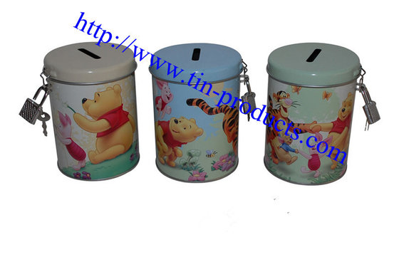 China metal coin banks, metal money box, money tin, tin money can, tin money box ,saving tin box supplier