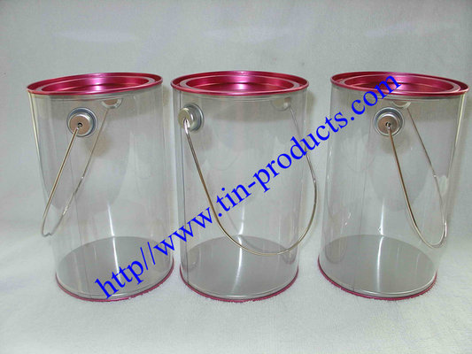 China Clear Paint Can / PVC Bucket/ Clear Pails/ PVC &PET Tin Can Buckets from Goldentinbox.com supplier