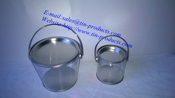 China Tin Pail With Lid & Handle for different sizes & Different shapes choosing from Goldentin supplier