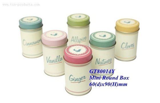 Minits Tin Box for Power & Kitchen Jar from Golden Tin Box supplier