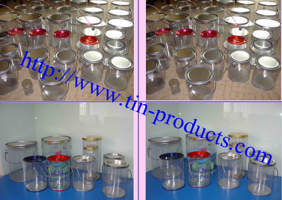 Wholesale High Quality Tin Pail PET Window Box Plastic box, PVC BOX, PET BOX,-Goldentinbox supplier