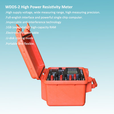 U-disk Storing Mode Single Chip Computer controled Resistivity Meter