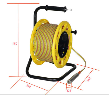 15m 30m~500m Portable Cable Ruler Water Level Sensor with Alarm Water level meter Level Measuring Instruments