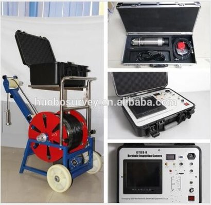 Underground Borehole Inspection Camera with 75mm Diameter Camera with 120m to 3000m Cable