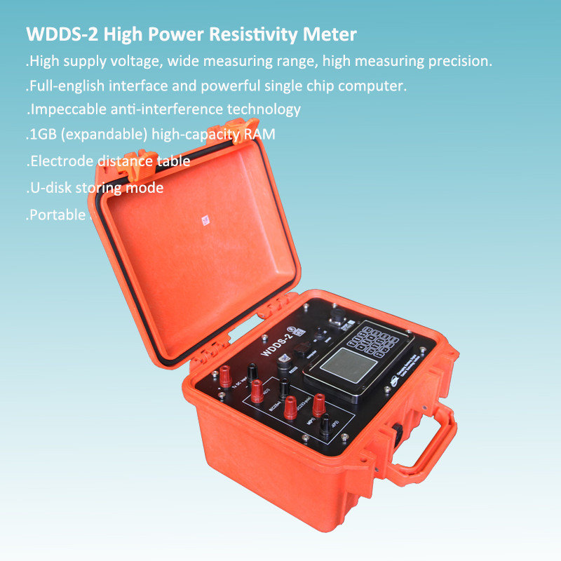 High Voltage Resistivity Meter For Large Rang Geophysical Exploration