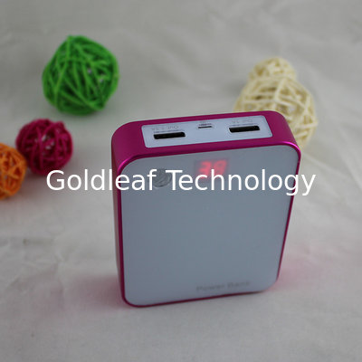 2014 best design portable power bank 5000mah for mobile phone, tablets dual USBs