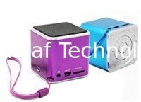 Best business gifts metal casing portable mini speaker with free lanyard