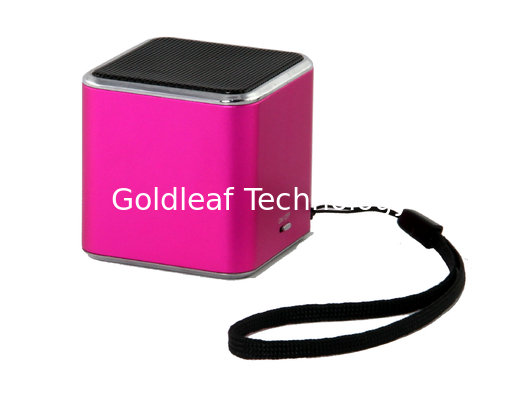 Best business gifts metal casing portable mini speaker with free lanyard
