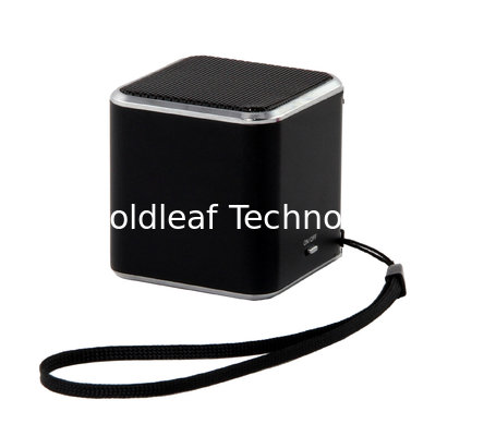 Best business gifts metal casing portable mini speaker with free lanyard
