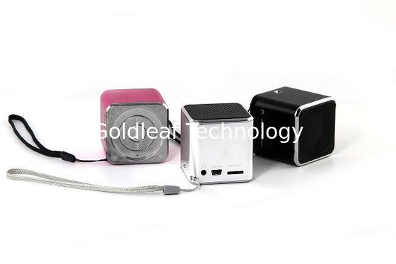 Best business gifts metal casing portable mini speaker with free lanyard