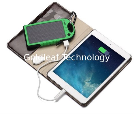 New style motor system  waterproof solar charger 5000mah for promotion