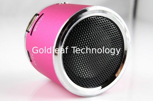 2014 best selling mini speaker manual aluminum speaker with colorful casings options