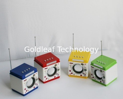 2014 best selling mini car speakers colorful casing at bottom price