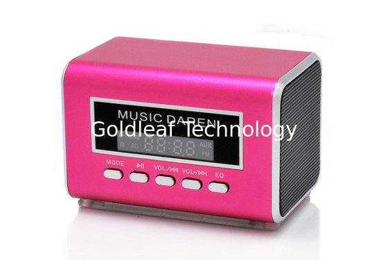 Dual loudspeaker fm radio mini digital speaker at lowest price