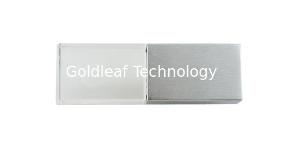 Best selling 1gb 2gb 4gb 8gb crystal USB flash drive with free laser logo