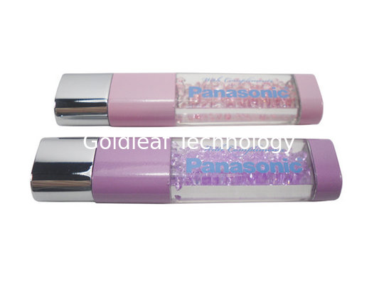 2014 Best selling elegant crystal USB flash drive with colorful choices
