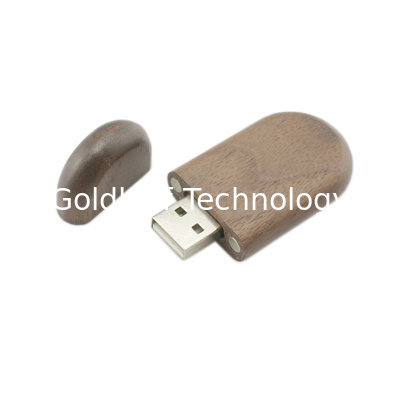 Free engraved logo with keyring wooden flash disk usb at very best price