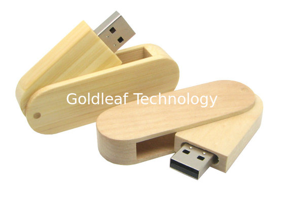 Wooden bamboo swivel USB Pen drive bulk 16gb at big sale