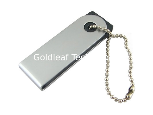 New creative mini metallic swivel USB flash drive with free ball chain 1GB to 32GB